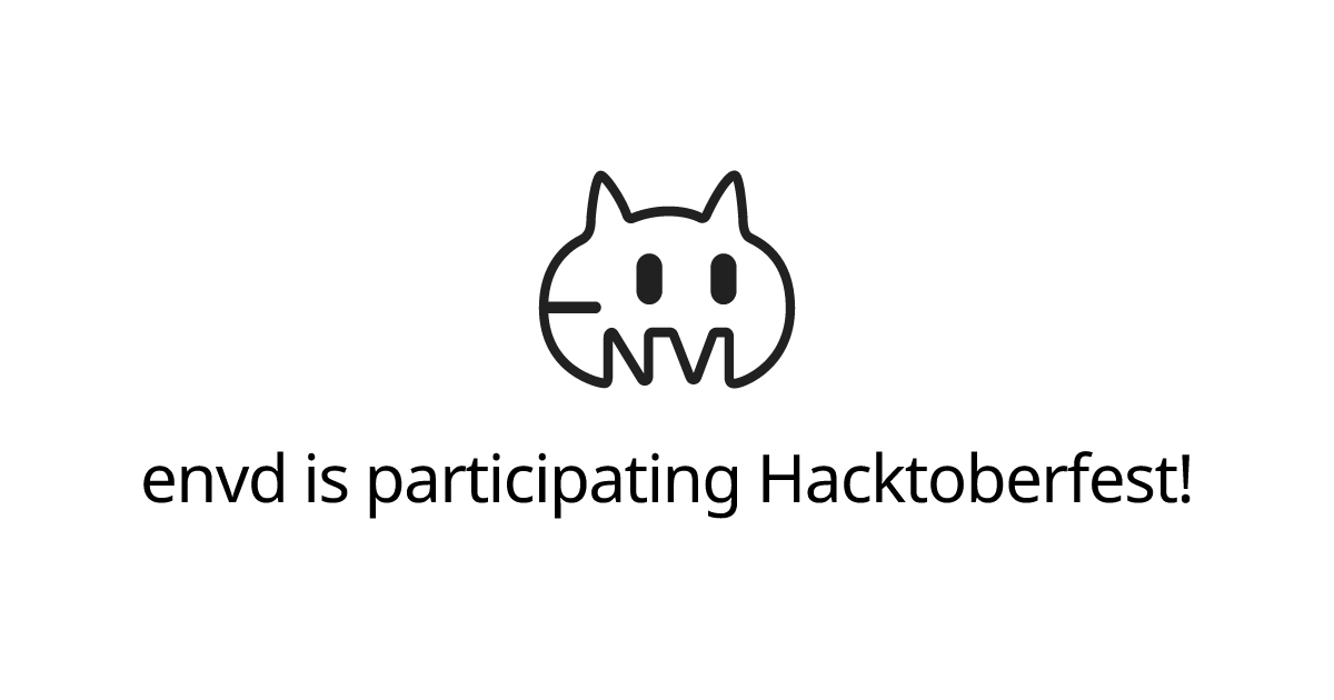 envd is participating Hacktoberfest! | envd envd is participating Hacktoberfest! | envd